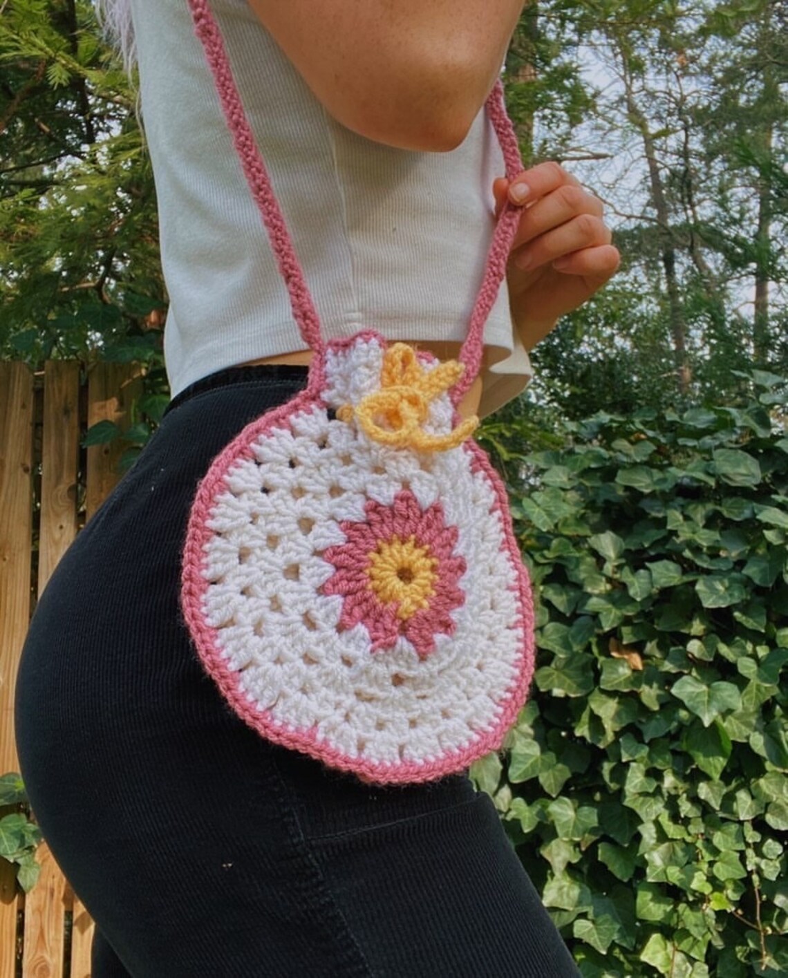 PATTERN Flower Bag Crochet | Etsy