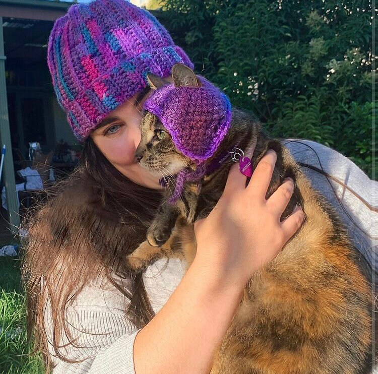 PATTERN Crochet Cat Hat and Beanie Pattern - Etsy