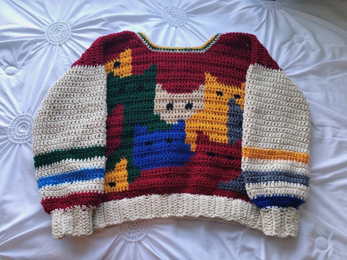PATTERN Cat Sweater Crochet - Etsy