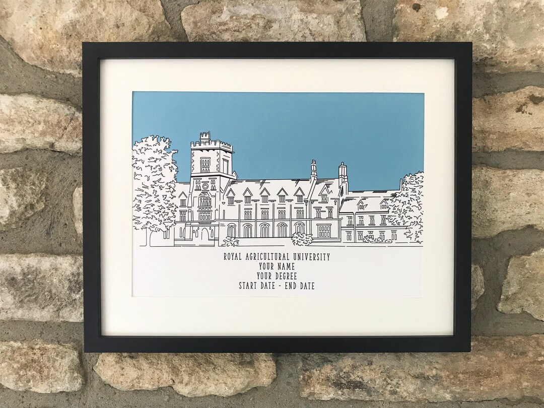 Royal Agricultural Graduation Present Gift Personalise With Your ...