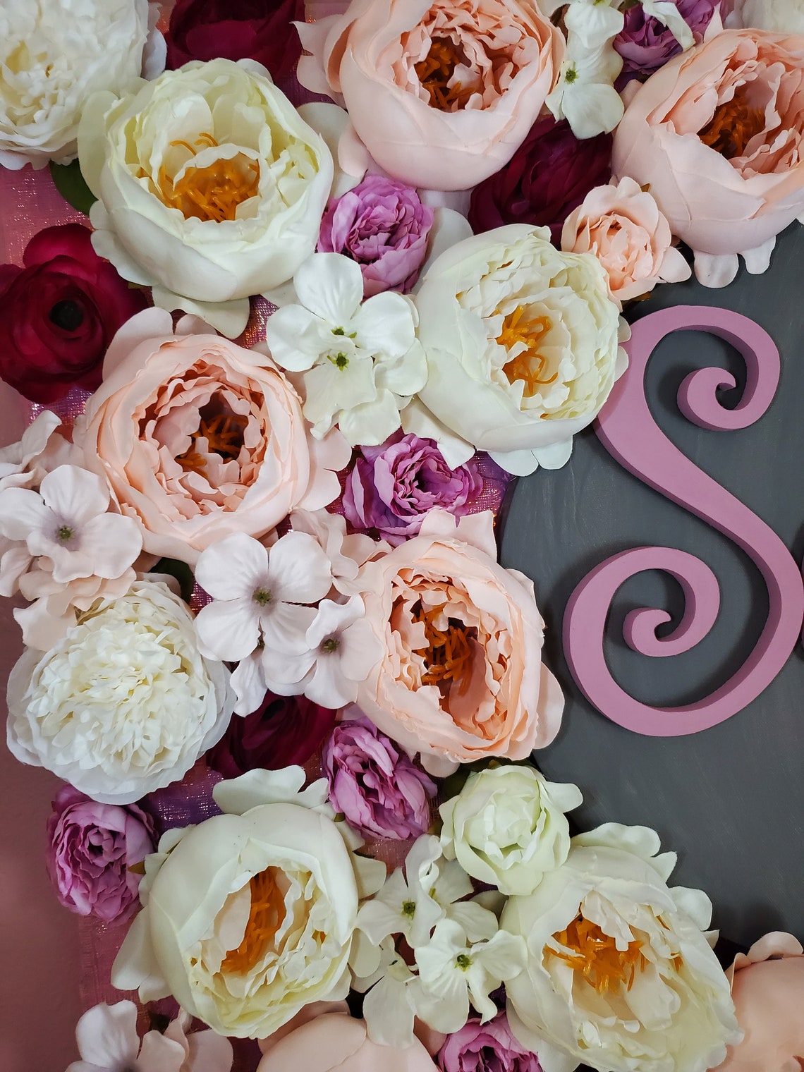 Personalized Flower Name Sign - Etsy