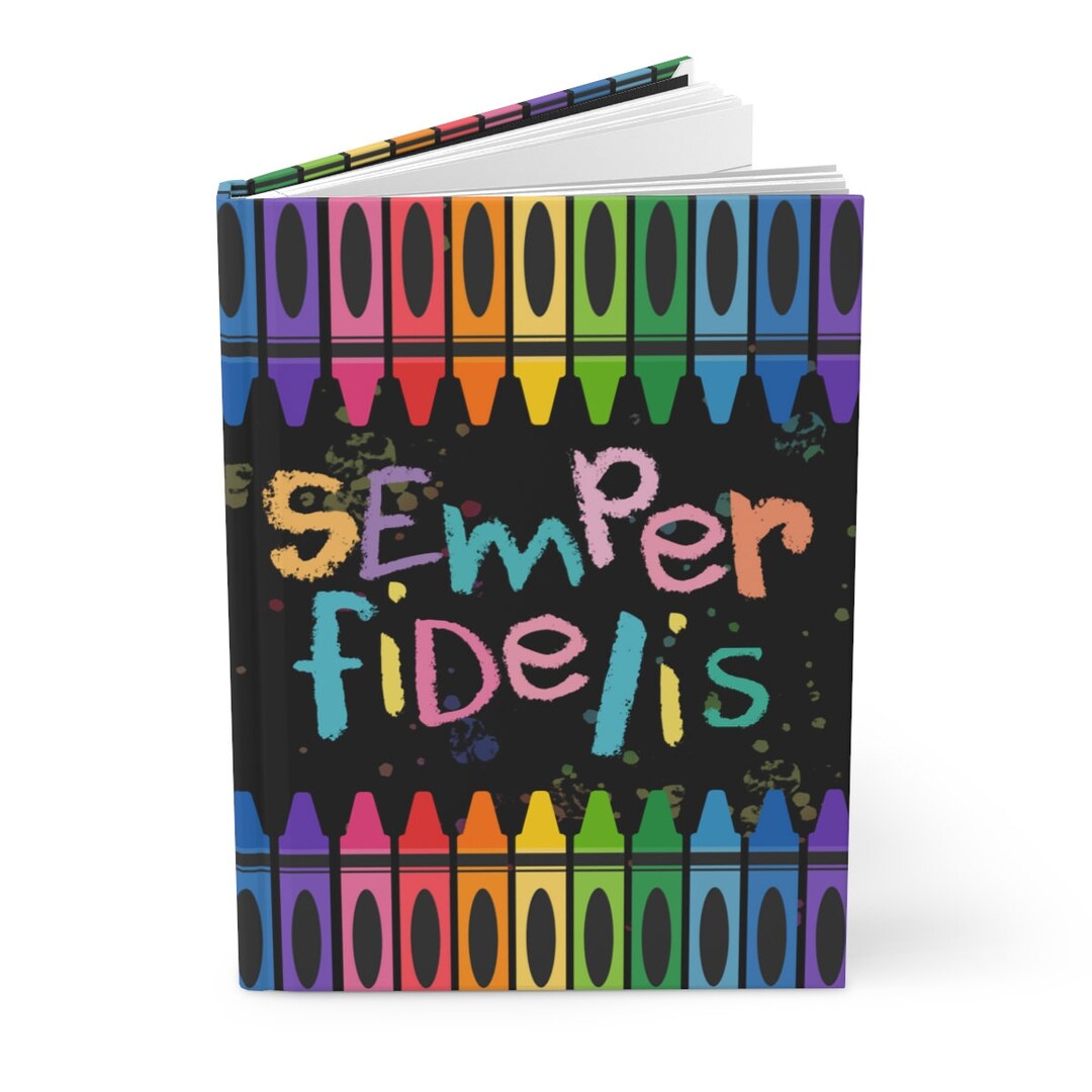 Crayon Eater Hardcover Notebook - Etsy