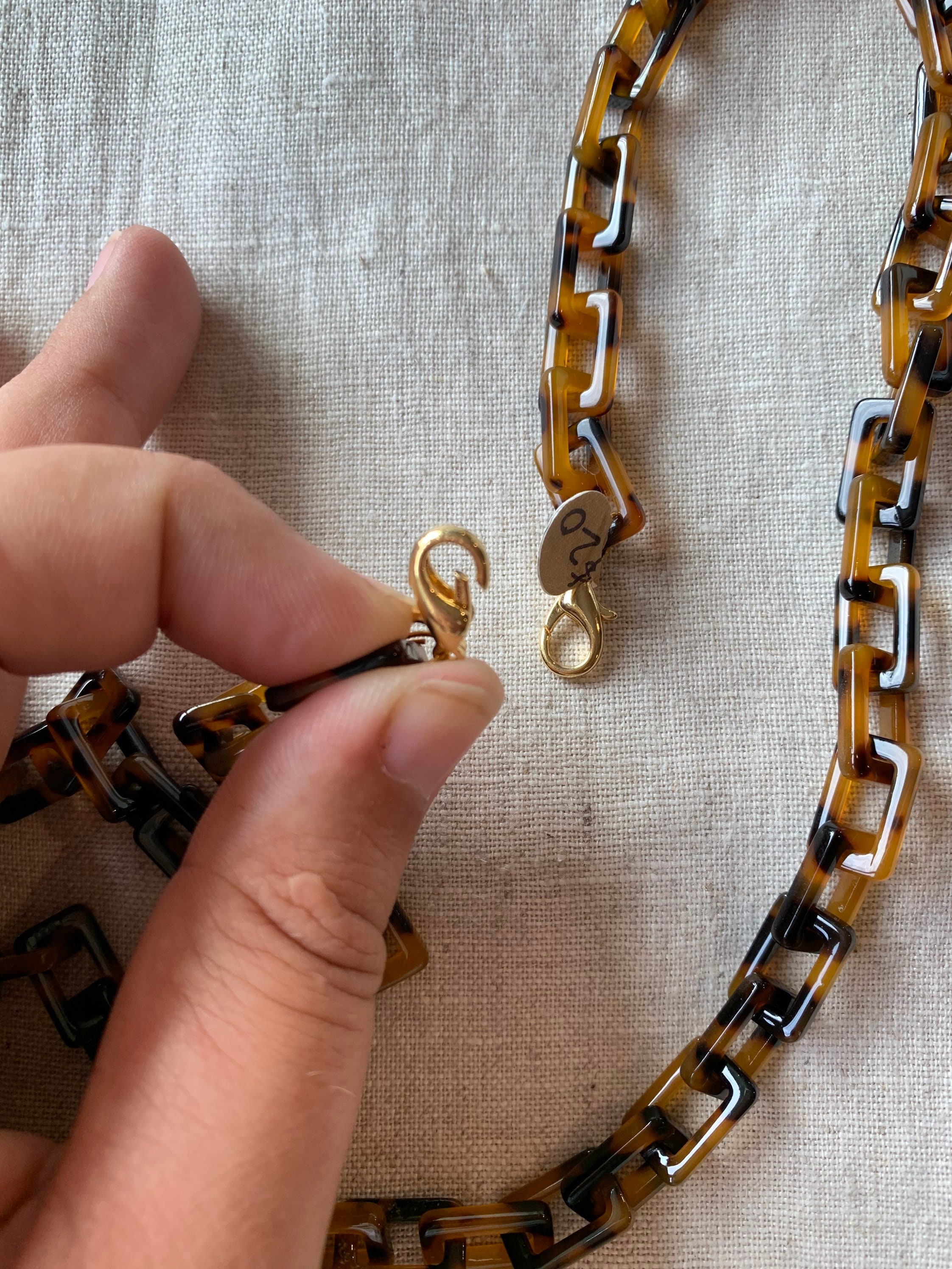 Tortoise Shell Design Mask Chain Lightweight Face Mask - Etsy