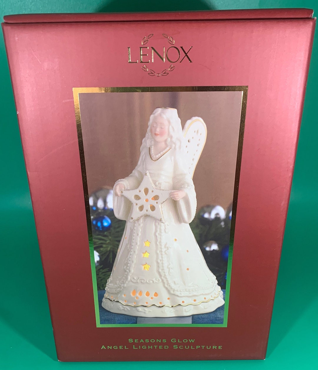 LENOX "seasons Glow Angel" NIB 797588 Figurine Vintage Collectibles ...