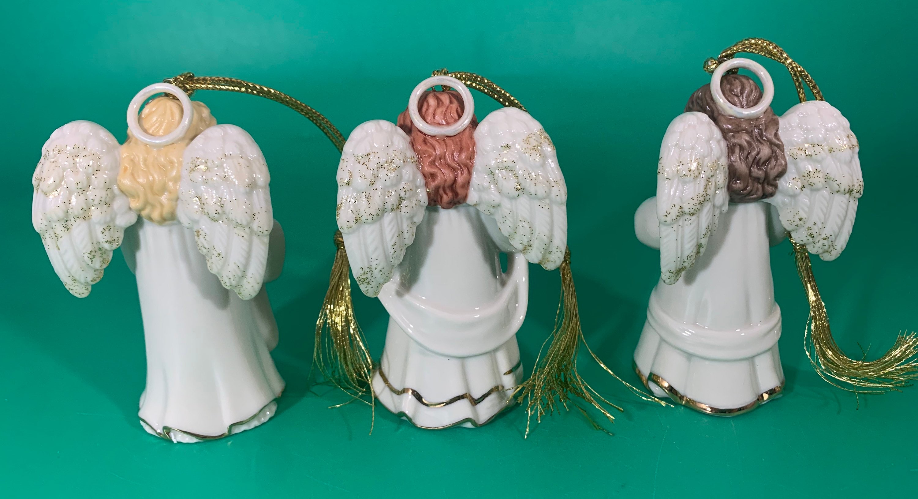 LENOX heavenly Angel Set of 3 Ornaments 817416 - Etsy