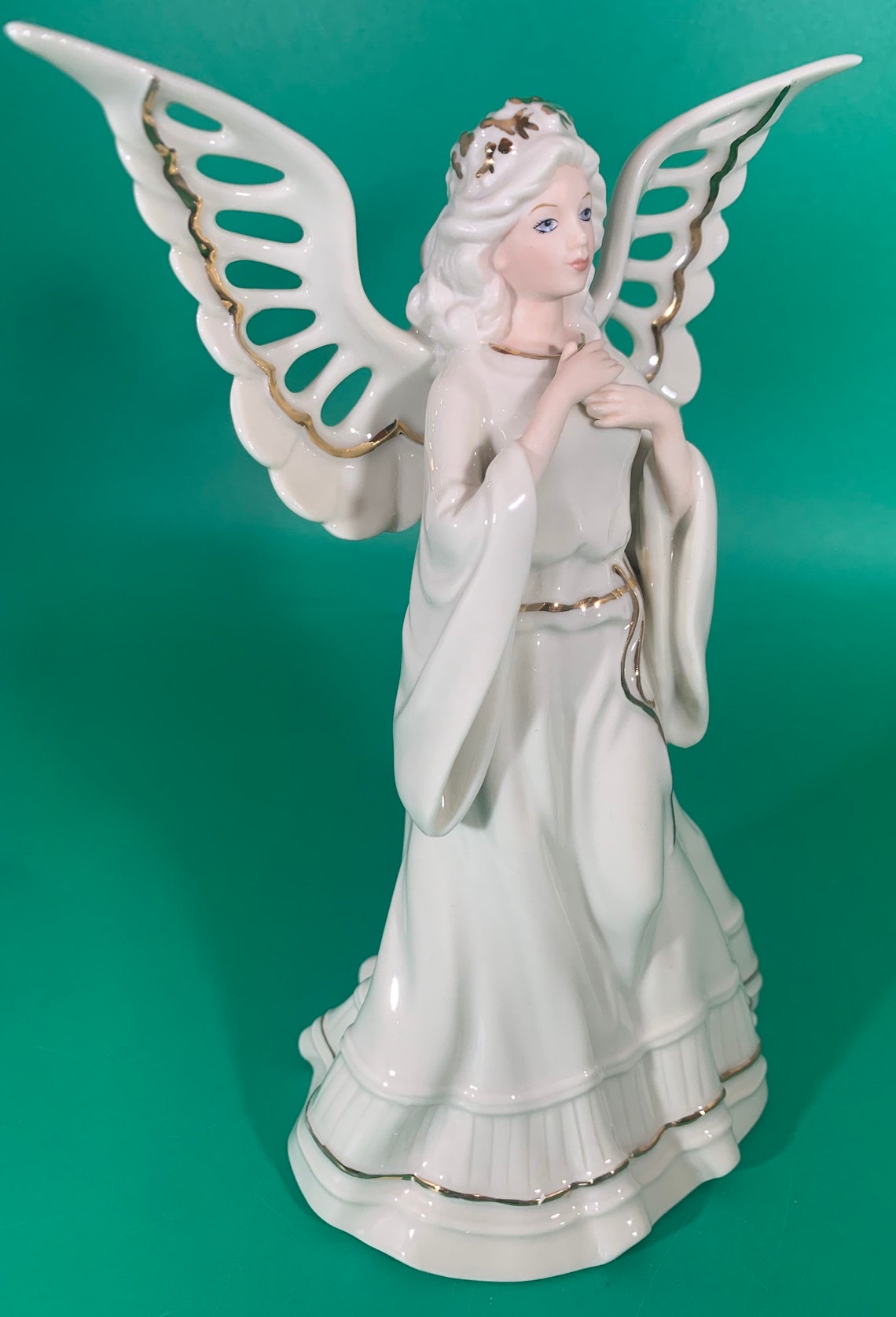 LENOX angelic Visions Angel Tree Topper 829653 | Etsy