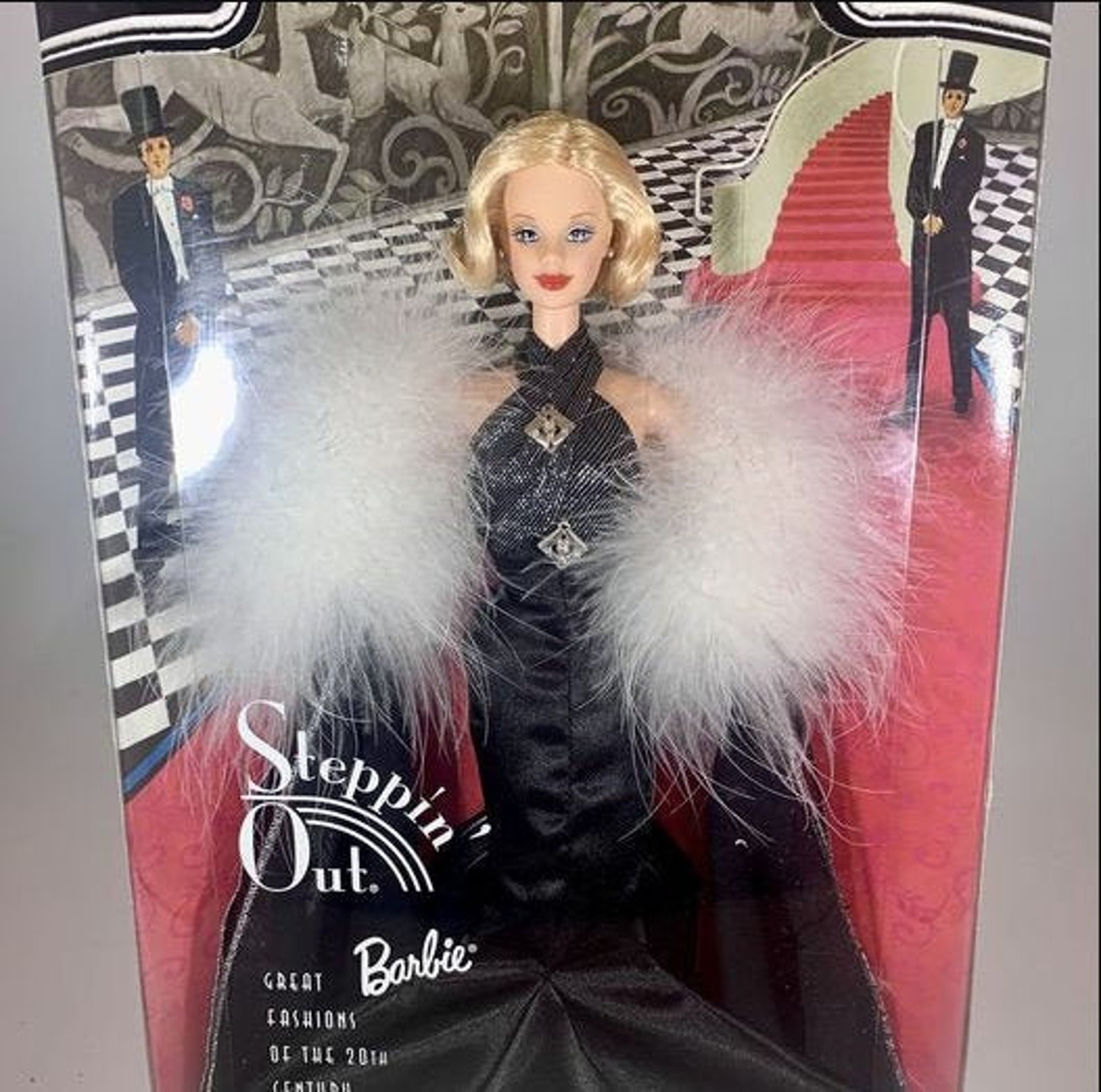 NIB 1998 MATTEL steppin' Out Barbie Doll COLLECTOR Edition Blonde With ...