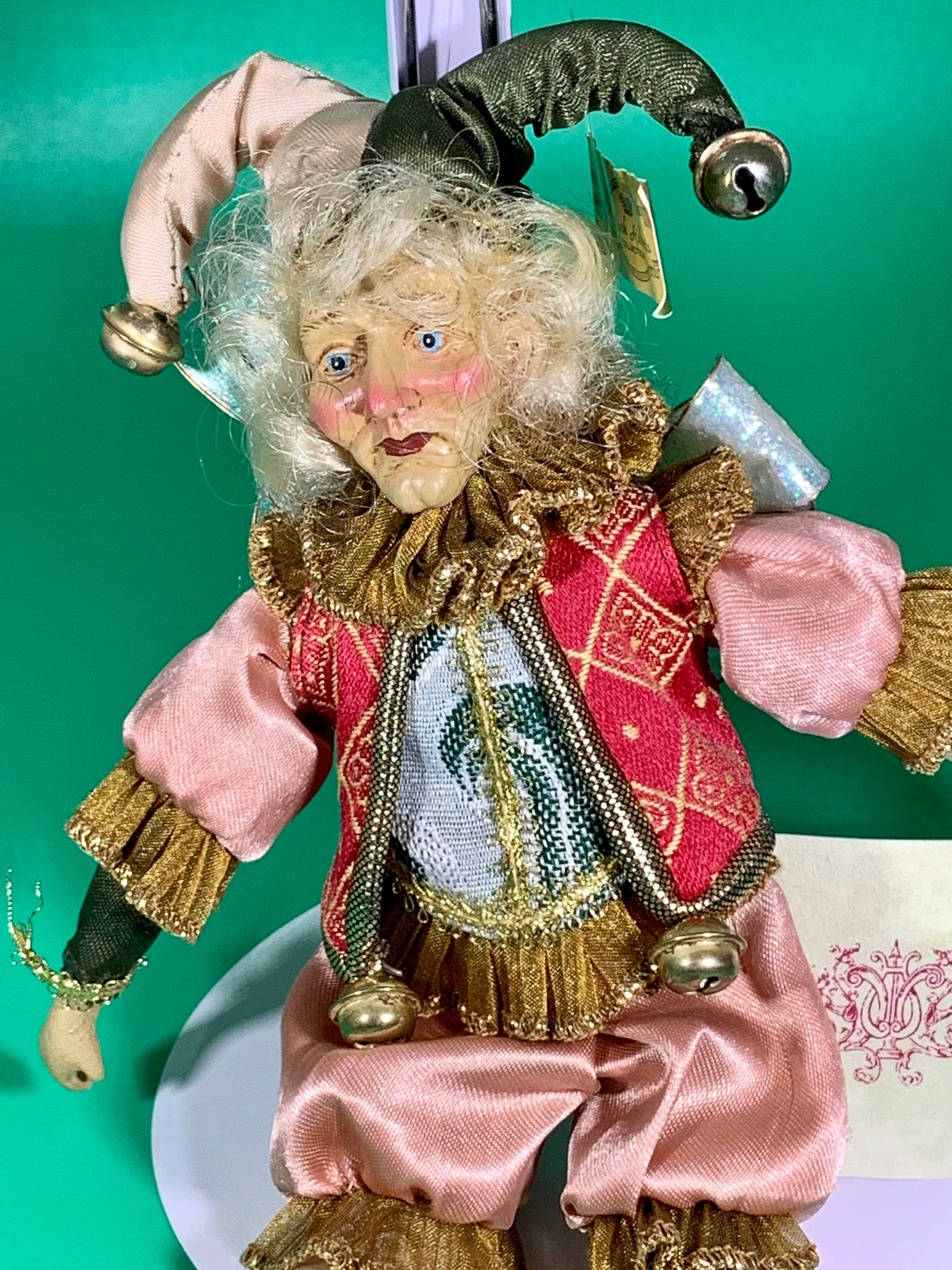 Vintage MARK ROBERTS Fairies Jester Ornament Christmas - Etsy