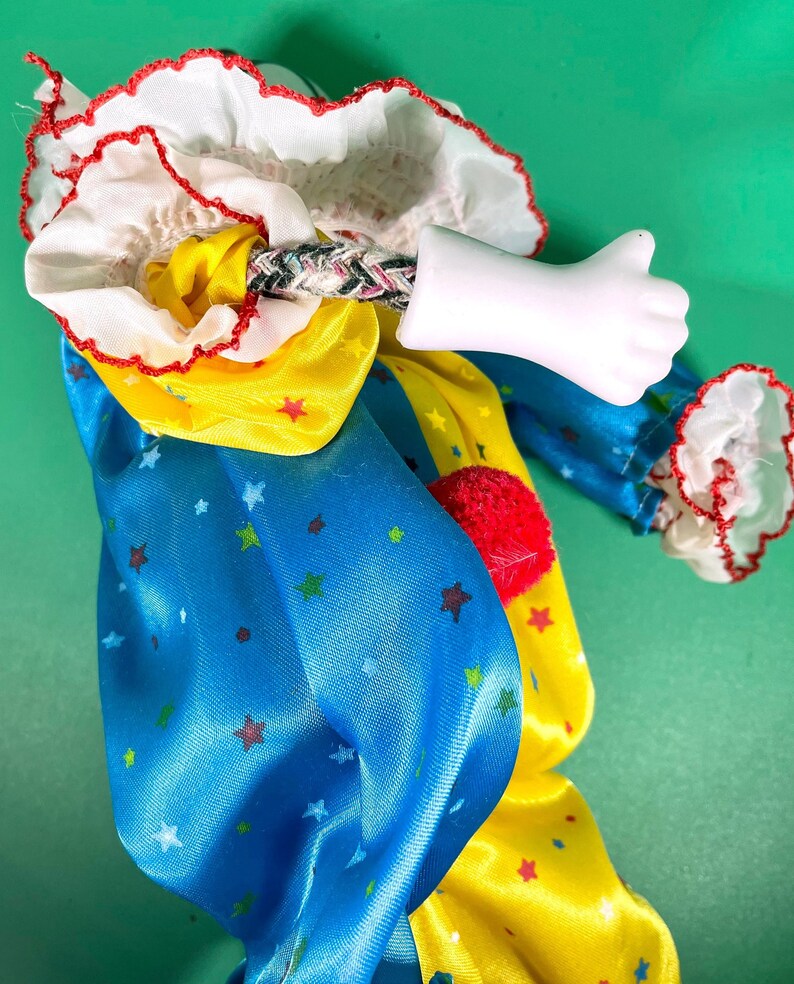 Vintage Bozo Porcelain Clown Style Doll Collectibles Blue Gold - Etsy