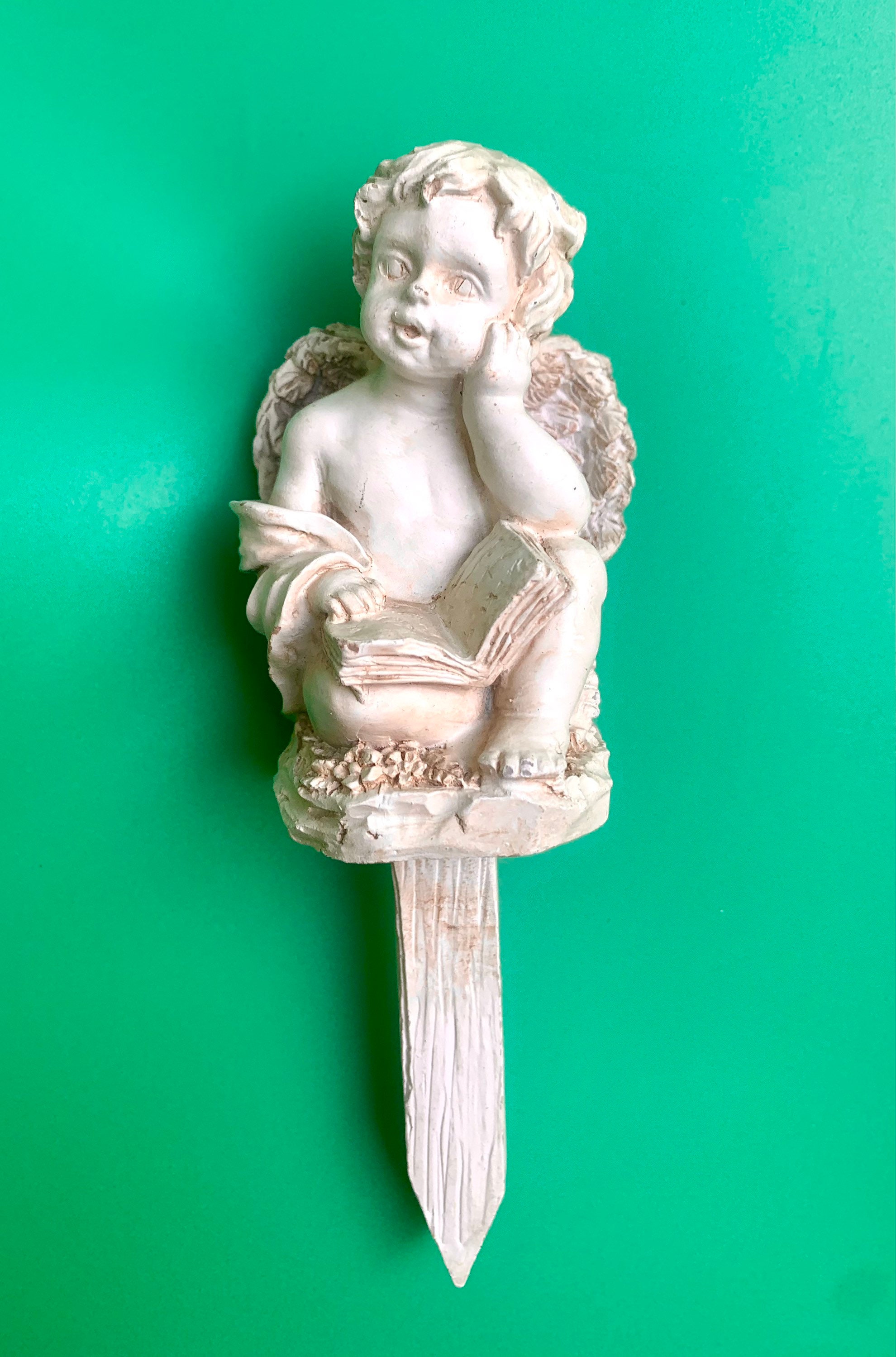 Vintage Angel 6" Plant Stake Shovel Ornament Garden Decoration ...