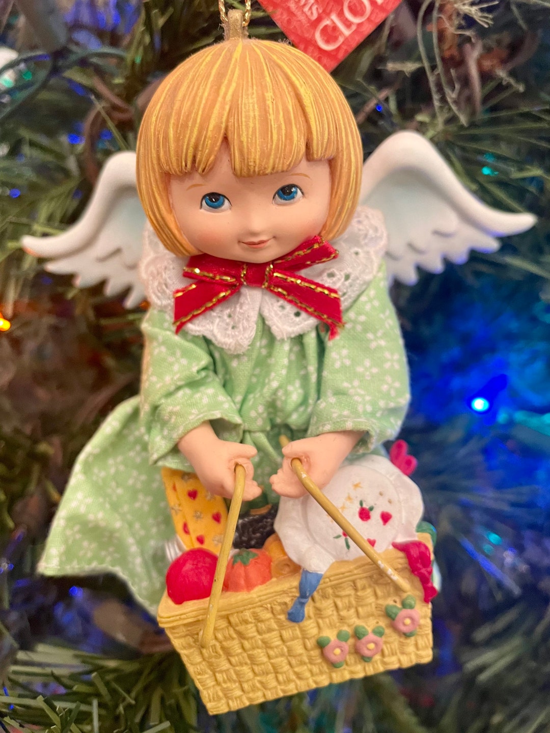 Clothtique Possible Dreams Angel CHOOSE Your STYLE Basket Food or ...