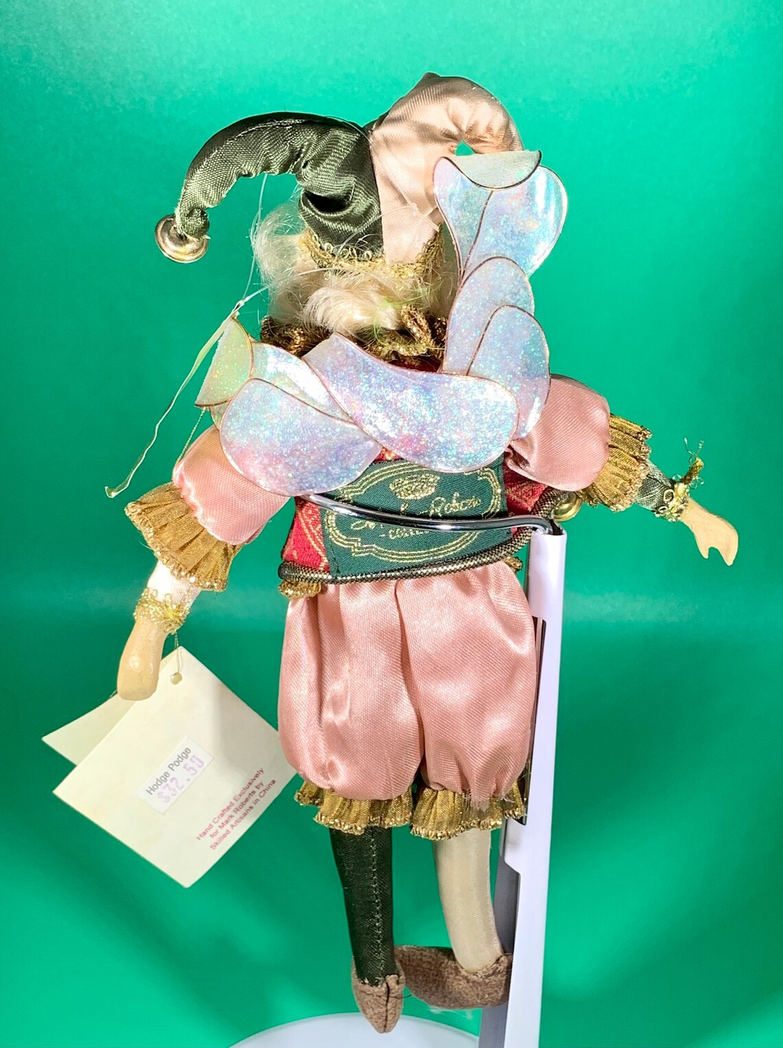 Vintage MARK ROBERTS Fairies Jester Ornament Christmas Collectibles ...