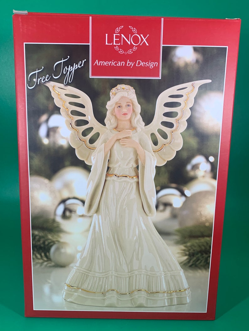 LENOX angelic Visions Angel Tree Topper 829653 | Etsy