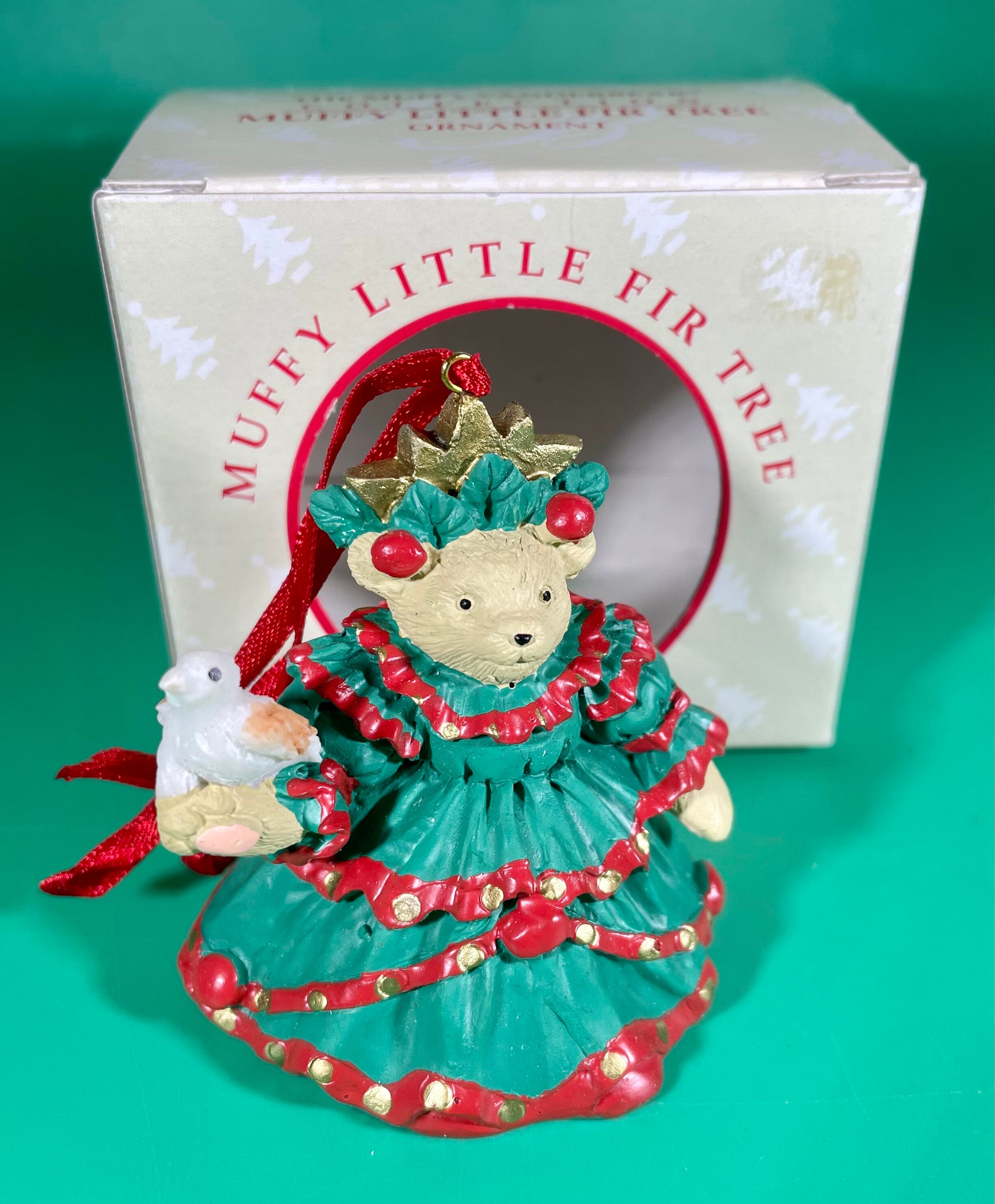 Vintage Muffy Vanderbear Holiday Hand Painted Boxed Ornaments - Etsy
