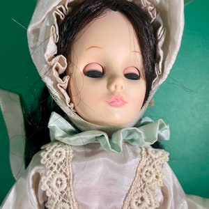 1975 Effanbee Doll Vintage Plastic Vinyl Head Sleepy Blue Eyes Beige ...