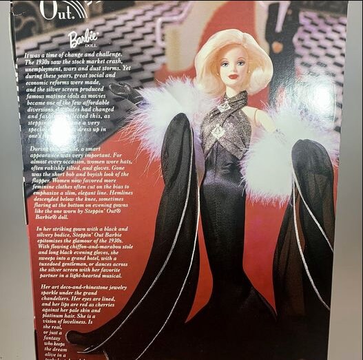 NIB 1998 MATTEL steppin' Out Barbie Doll COLLECTOR Edition Blonde With ...