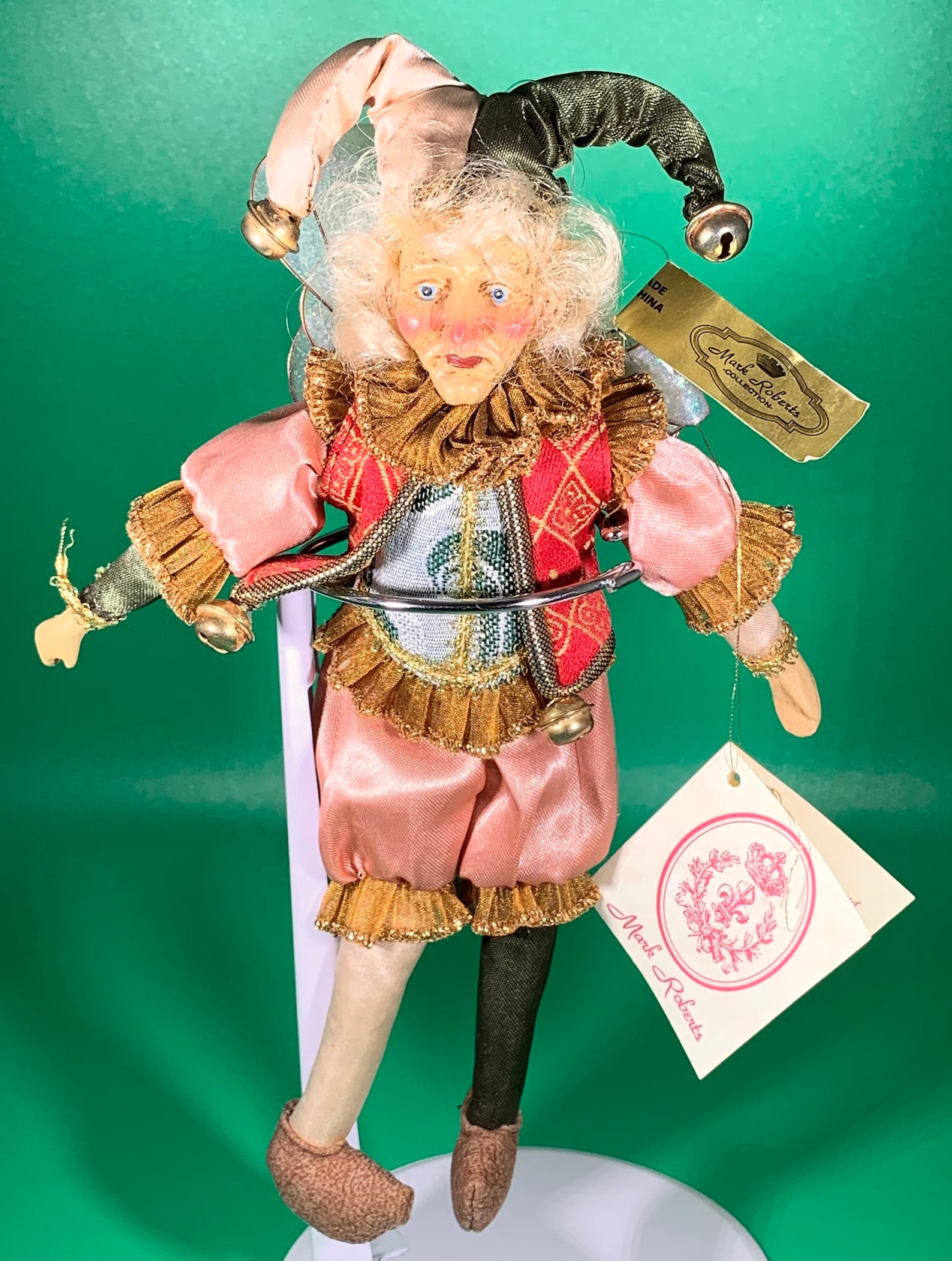 Vintage MARK ROBERTS Fairies Jester Ornament Christmas Collectibles ...