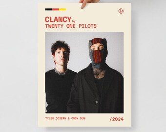 Twenty One Pilots Wanted Clancy Poster - Etsy