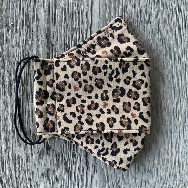 Leopard Print Mask - Etsy