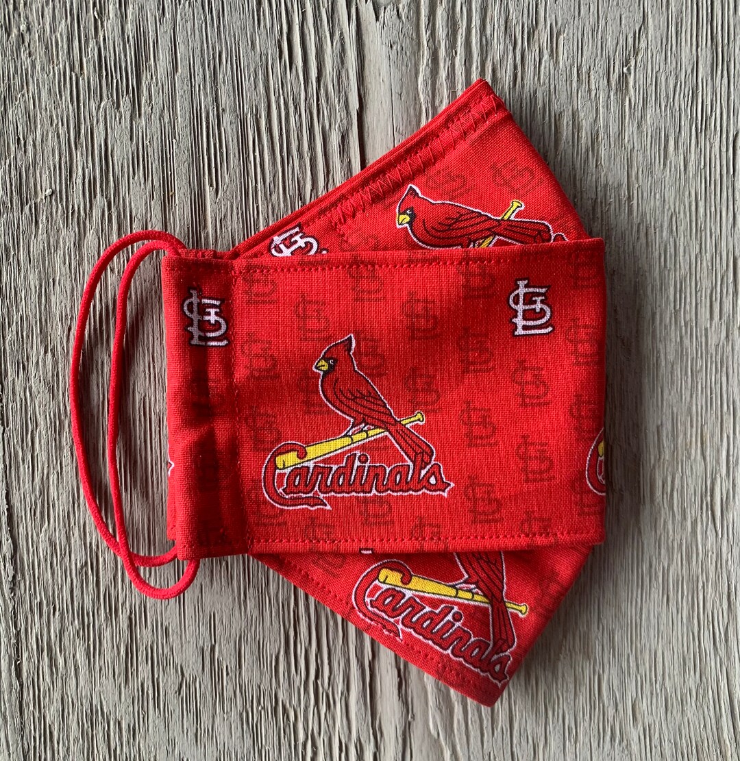 St. Louis Cardinals Adult Kids Toddlers Face Mask 3-fabric - Etsy
