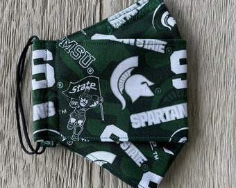 Msu Face Mask - Etsy