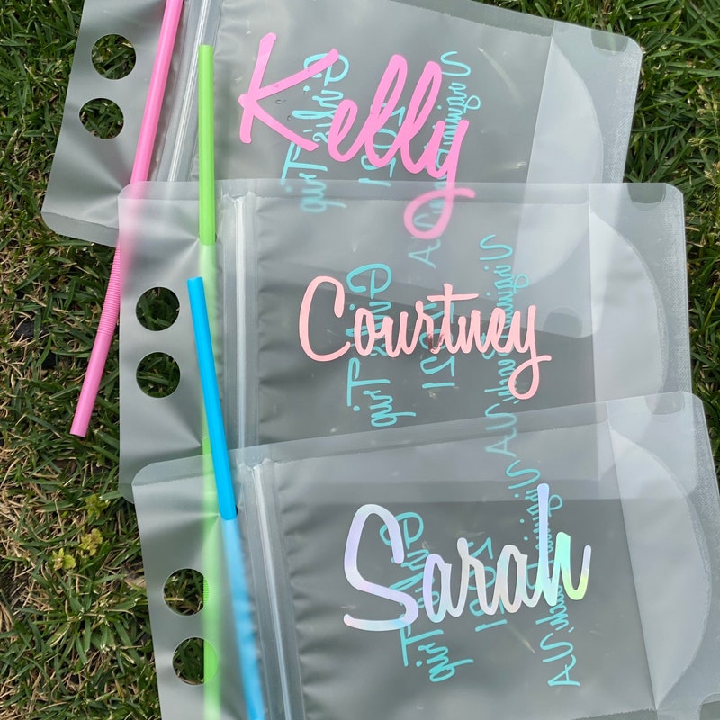 Custom Drink Pouch - Etsy