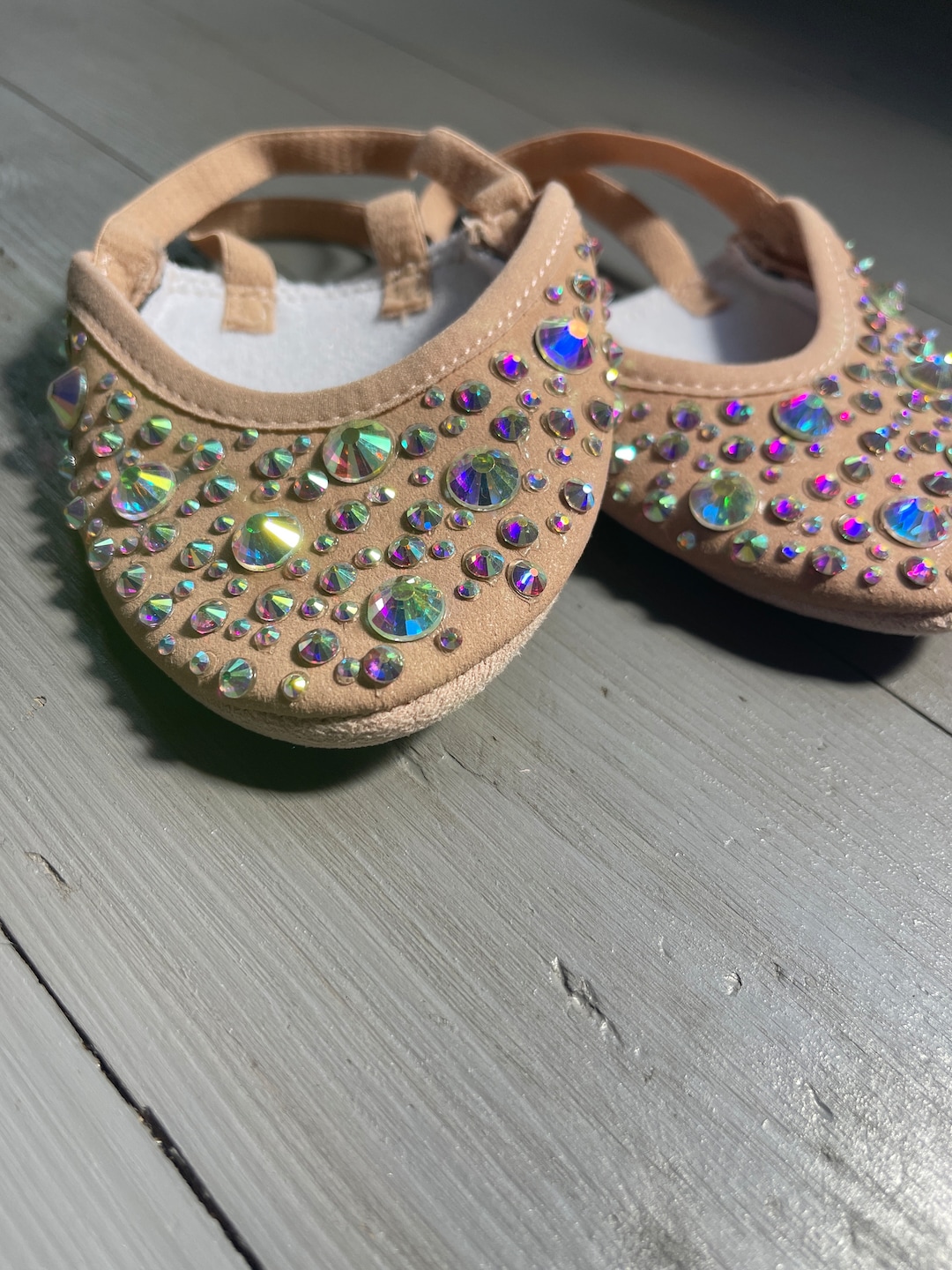 Sparkly Ballet/ Rhythmic Gymnastic/ Aerial/ Performing Shoes Covered in ...