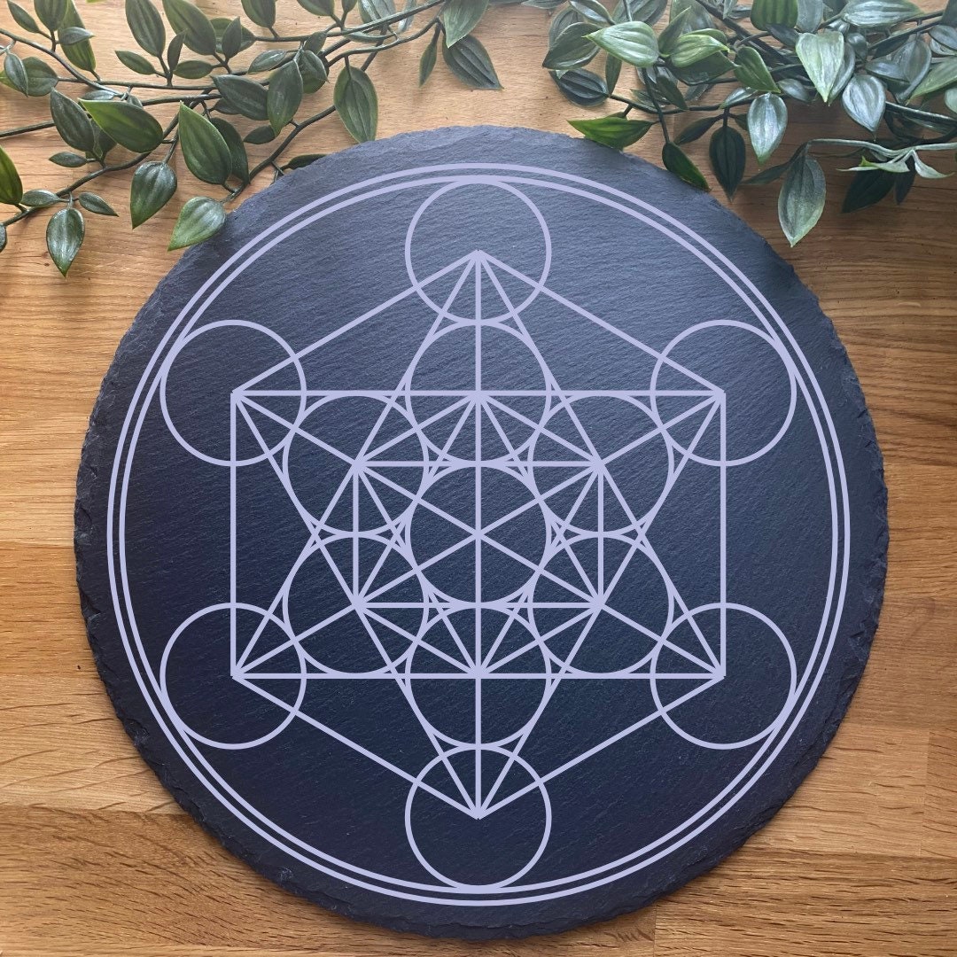 Metatron Cube Crystal Grid Healing Crystals Sacred Geometry Witch Alter ...