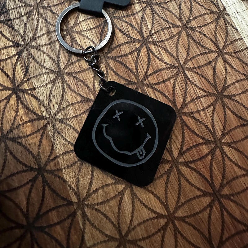 Nirvana Keychain - Etsy