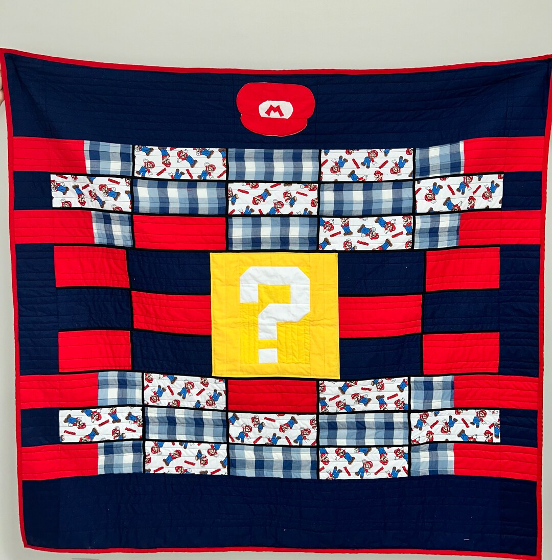 Boys Mario Quilt - Etsy