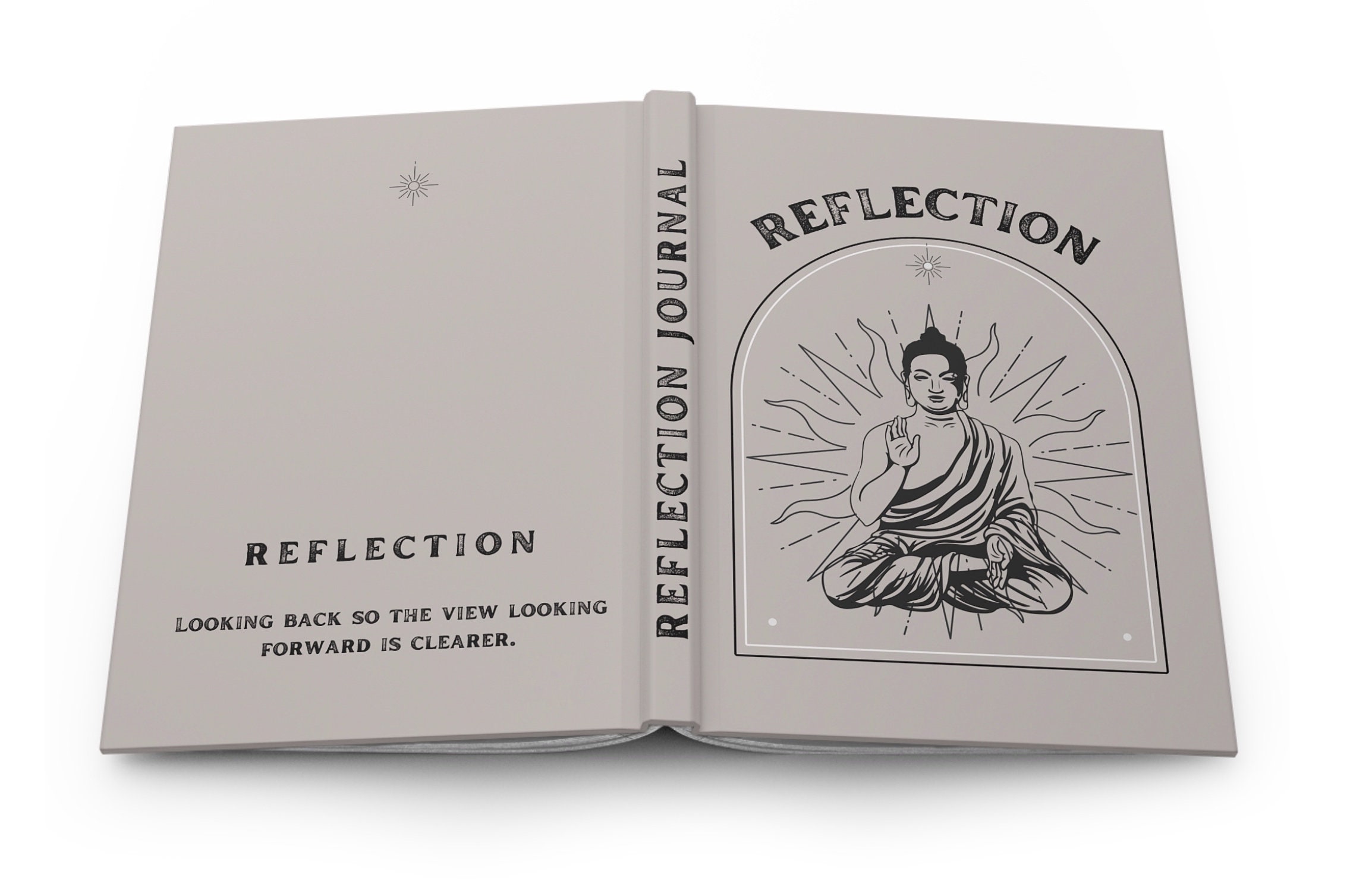 Reflection Journal, Affirmation Book, Buddhist Wisdom, Hard Back ...