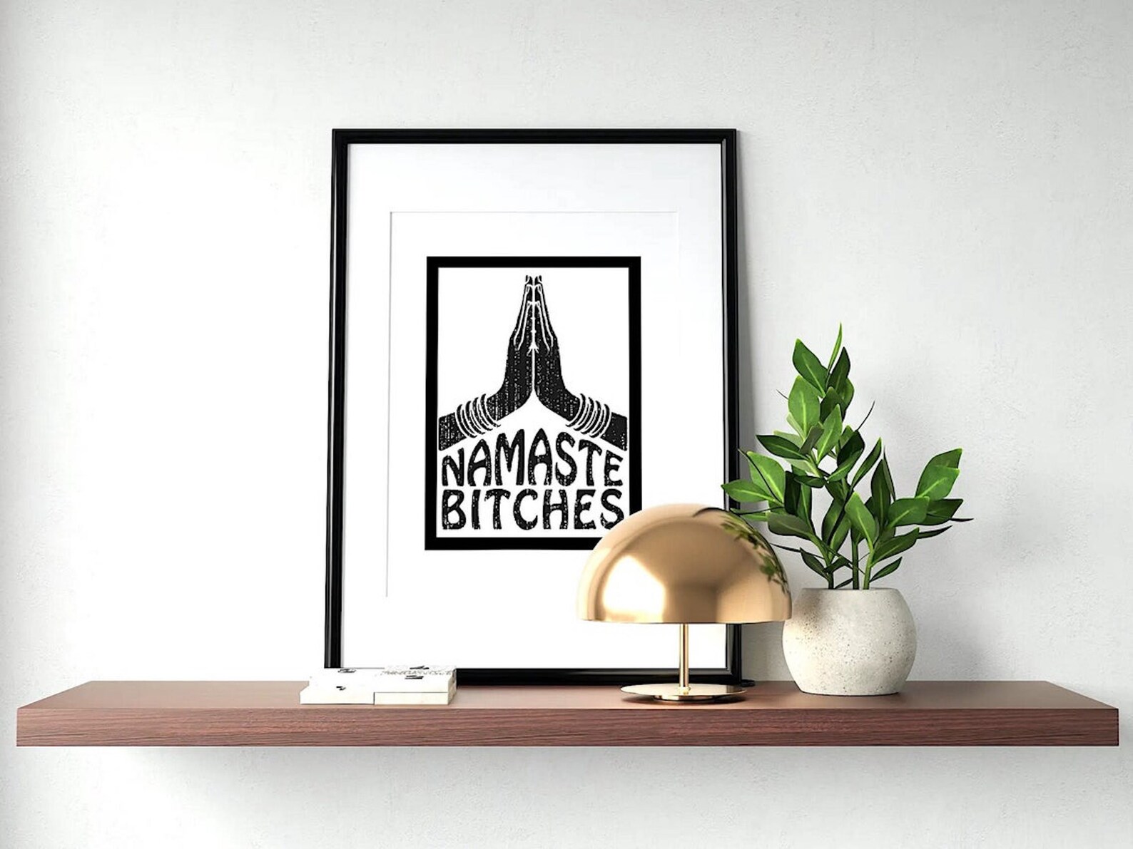 Namaste Wall Art Yoga Art Print Namaste Print Yoga Teacher | Etsy