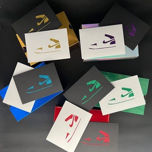 SNEAKER Gift Card Holders- AJ1 Jordan 1 GIFTCARD - Etsy