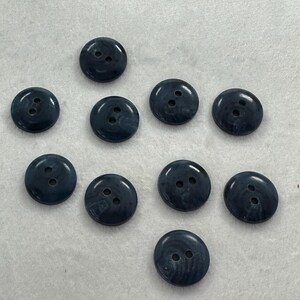 Deep Blue Buttons 15mm a Set of Ten With an Ombre Finish - Etsy