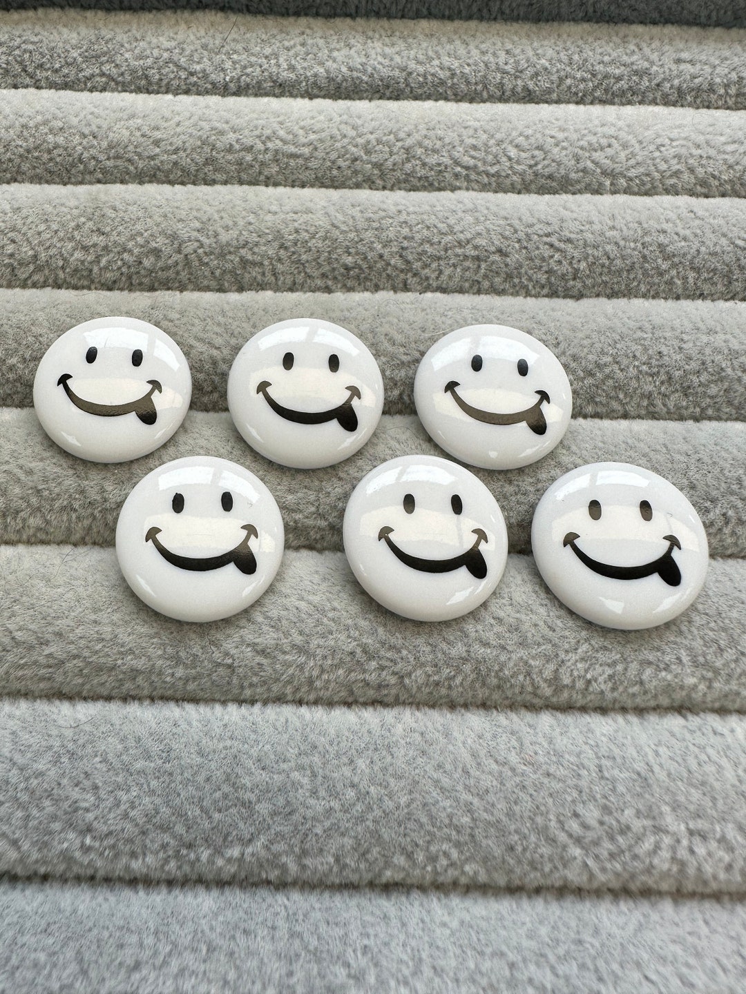 Cheeky Face Buttons by Dill 18mm a Set of 6 - Etsy