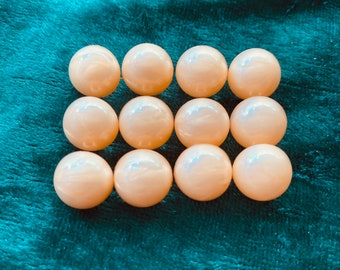 Peach Buttons - Etsy