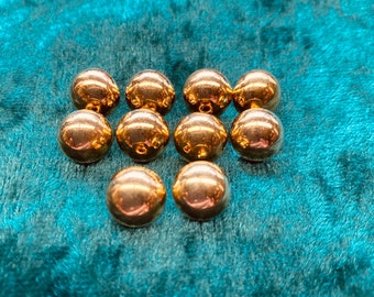 Gold Ball Buttons - Etsy