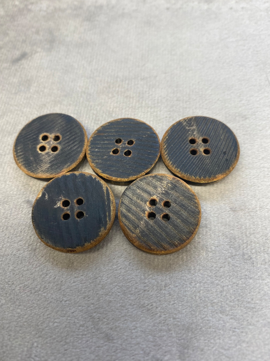 Real Horn Buttons Brown 22mm a Set of 5 - Etsy