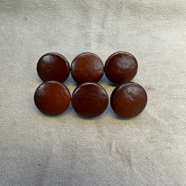Leather Buttons - Etsy