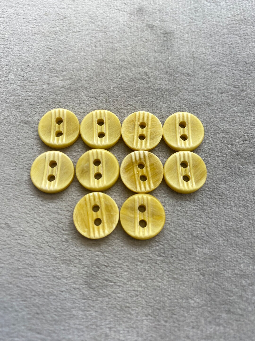 Ombre Buttons Mustard Yellow 11mm a Set of 10 - Etsy
