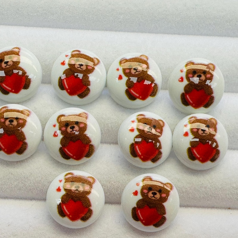 Red Buttons 1/2 - Etsy UK