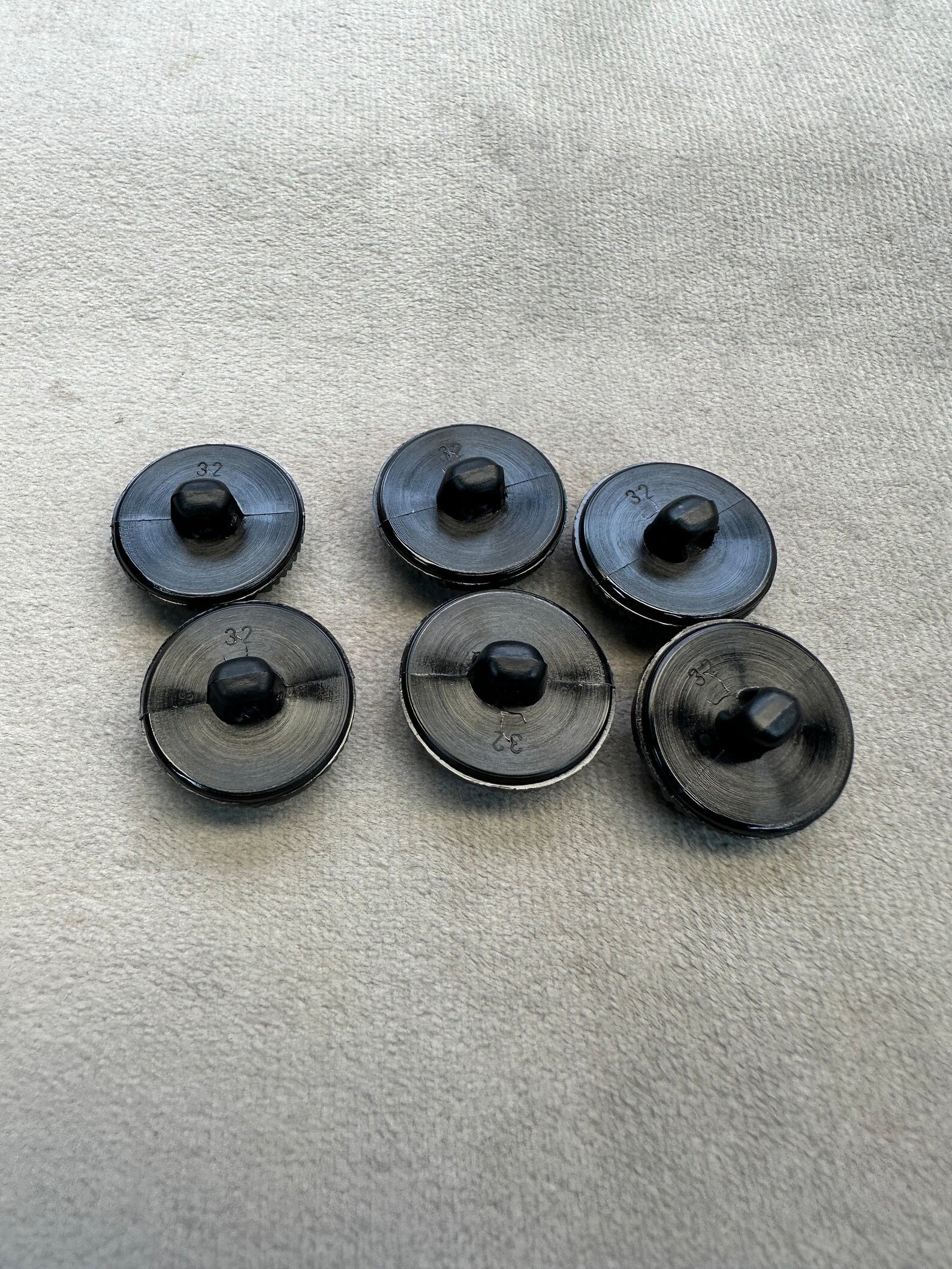 Textured Buttons Black Woven Effect 20mm a Set of 6 - Etsy