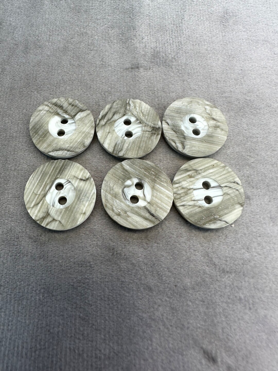 Textured Buttons Beige Ombre Matt Finish 21mm a Set of 6 - Etsy UK