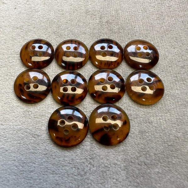 Tortoiseshell Buttons - Etsy
