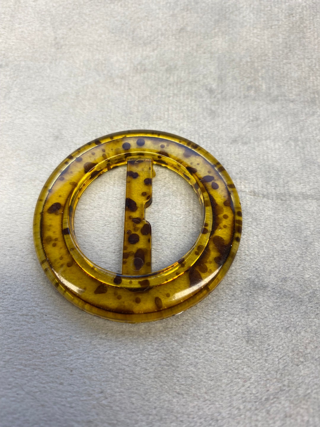 Round Slide Buckle Tortoiseshell Effect to Fit a Buckle 28mm - Etsy