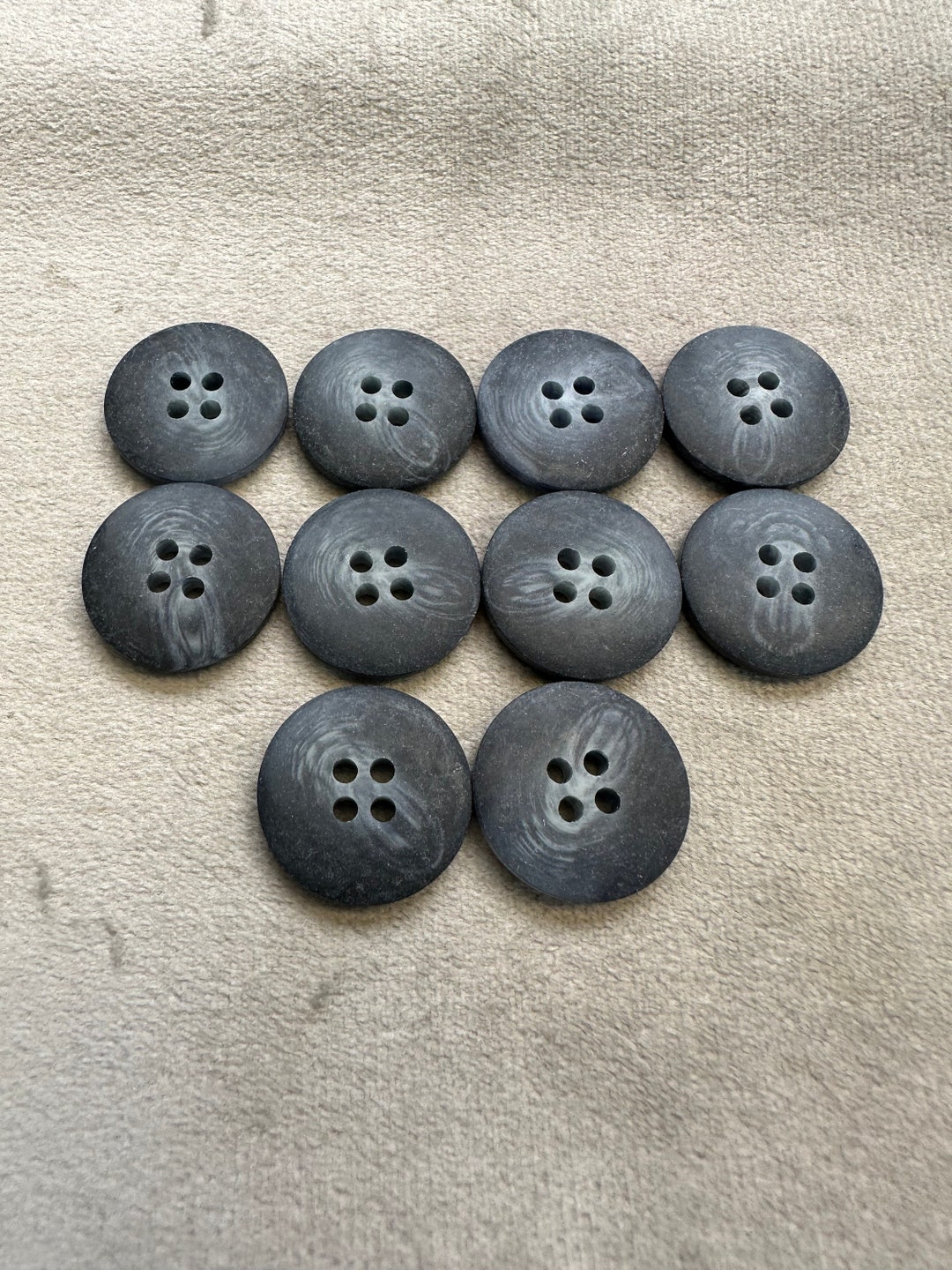Ombre Buttons Slate Blue Matt Finish 20mm a Set of 10 - Etsy