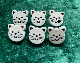 Kitten Buttons | Etsy