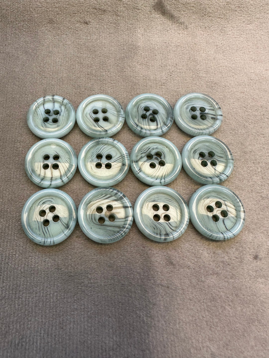 Ombre Buttons Duck Egg Blue 19mm a Set of 12 - Etsy