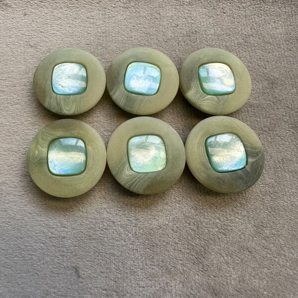 Two Tone Buttons - Etsy