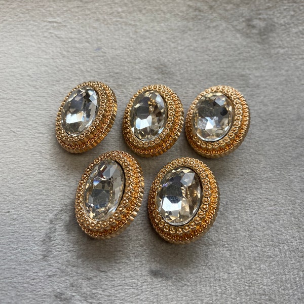 Gold Metal Buttons - Etsy